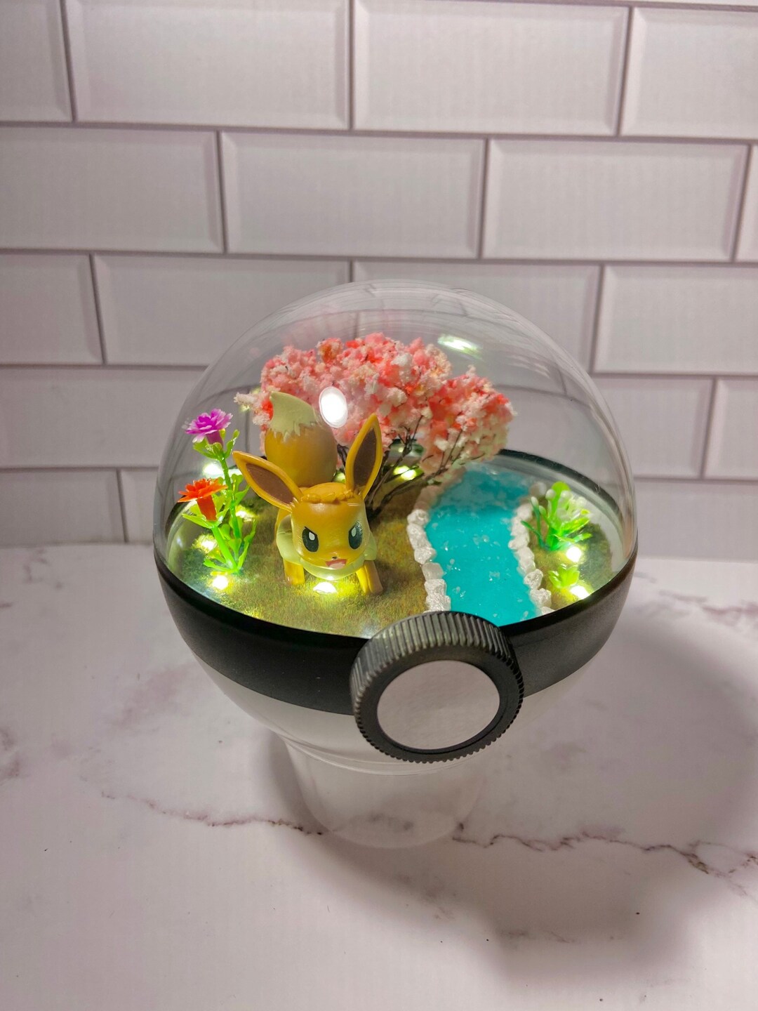 Eeevee Pokemon Terrarium Pokeball Terrarium Pokemon Gift Birthday Gift ...