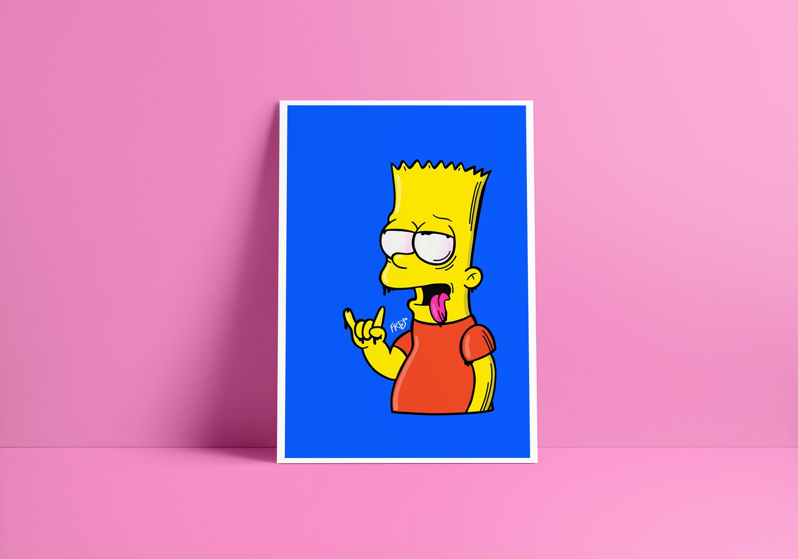 Bart Print Art Print Poster Art Wall Art Wall Decor - Etsy