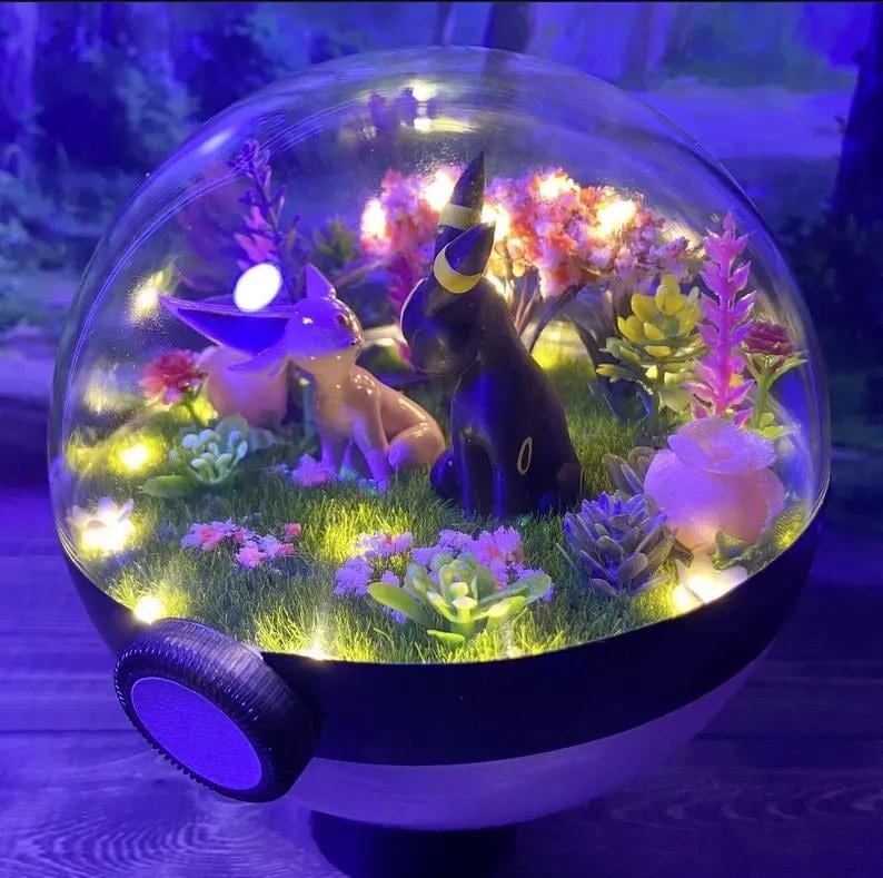 Espeon X Umbreon Love Pokeball / Bride Gift / Groom Gift / Wedding Gift ...