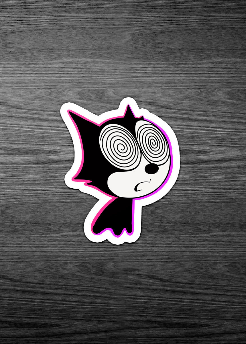 Felix Cat Sticker Stickers Laptop Stickers for Hydroflask - Etsy