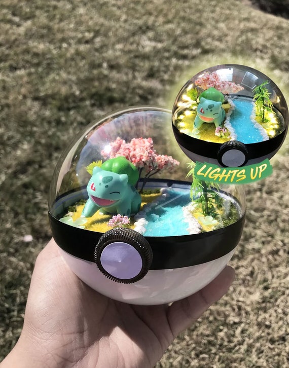Bulbasaur Pokemon Terrarium / Pokemoncards / Pokemone Birthday | Etsy