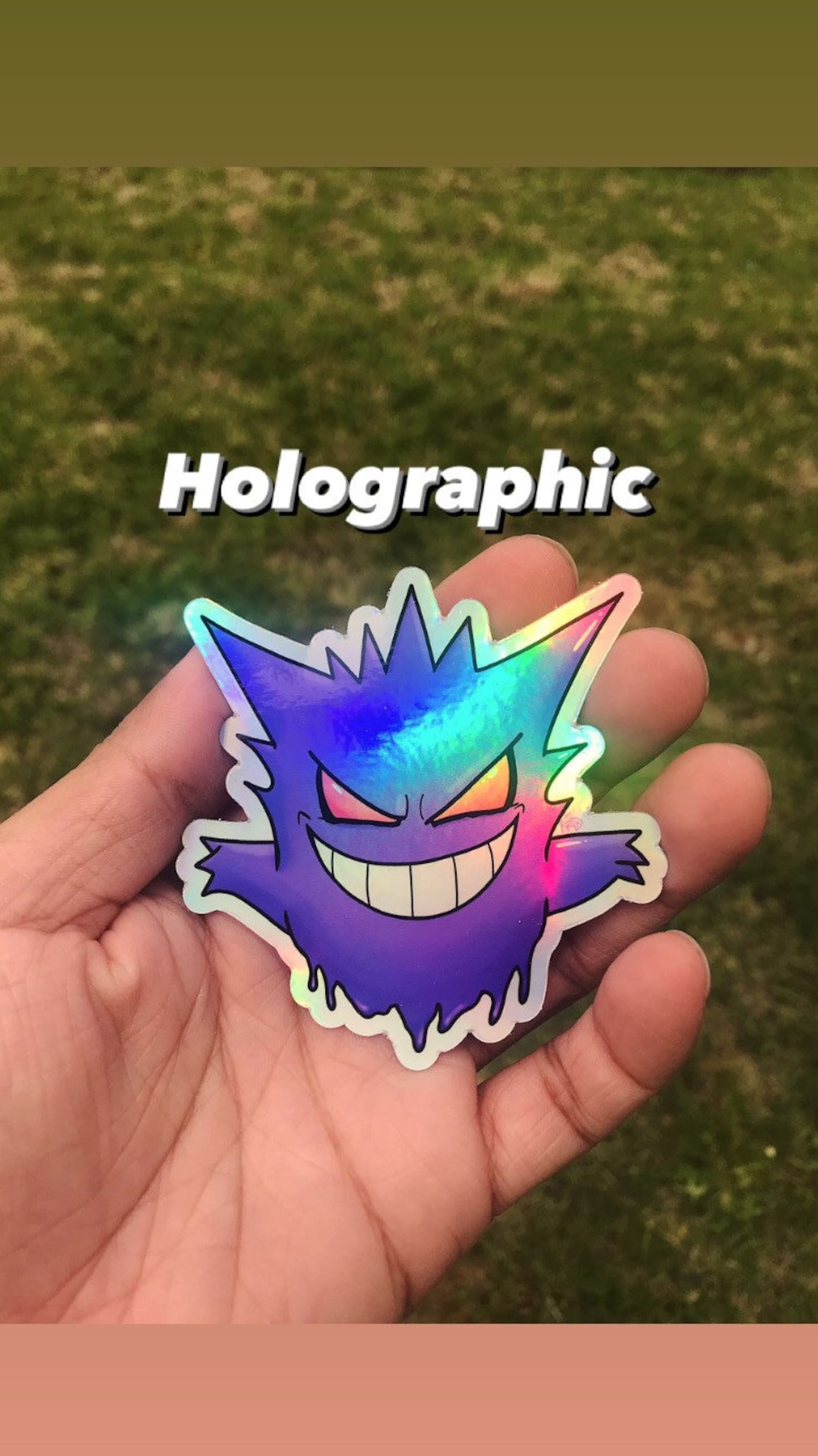 Gengar Sticker Vinyl Pokemon Stickers Stickers Laptop - Etsy