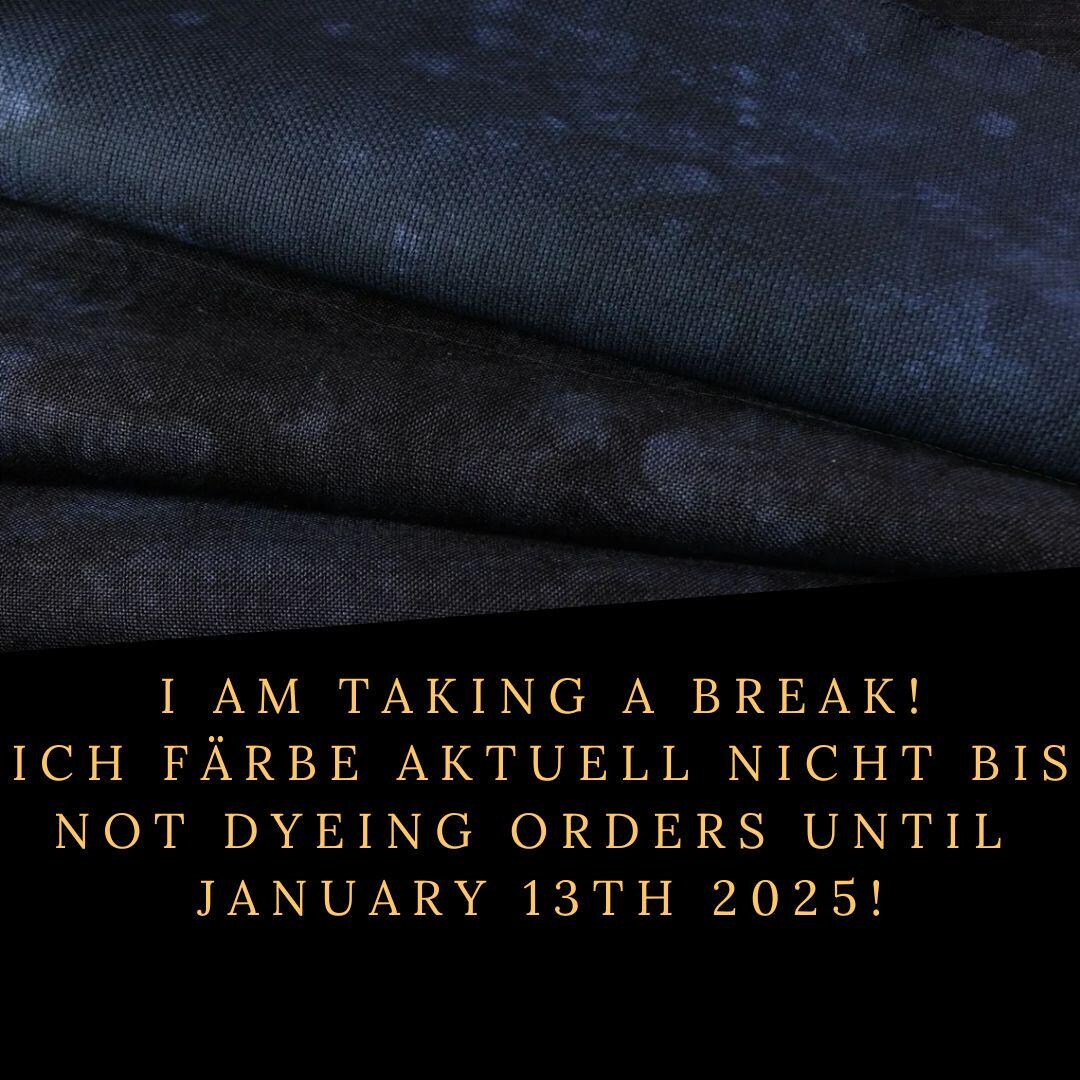 Hand Dyed Fabric Linen Color deep Space Black Blue Marbled Mottling ...