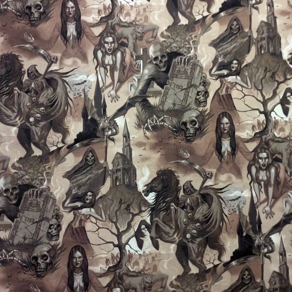 Gothic Fantasy Fabric - Etsy