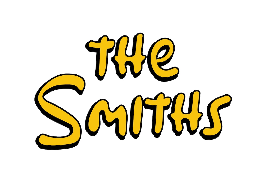 Simpsons Custom Name Decal - Etsy