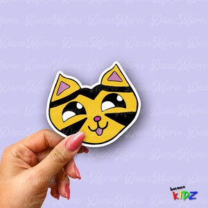 Hand Drawn Tiger 2 or 3" Die Cut Sticker - Add on Embellishment ...