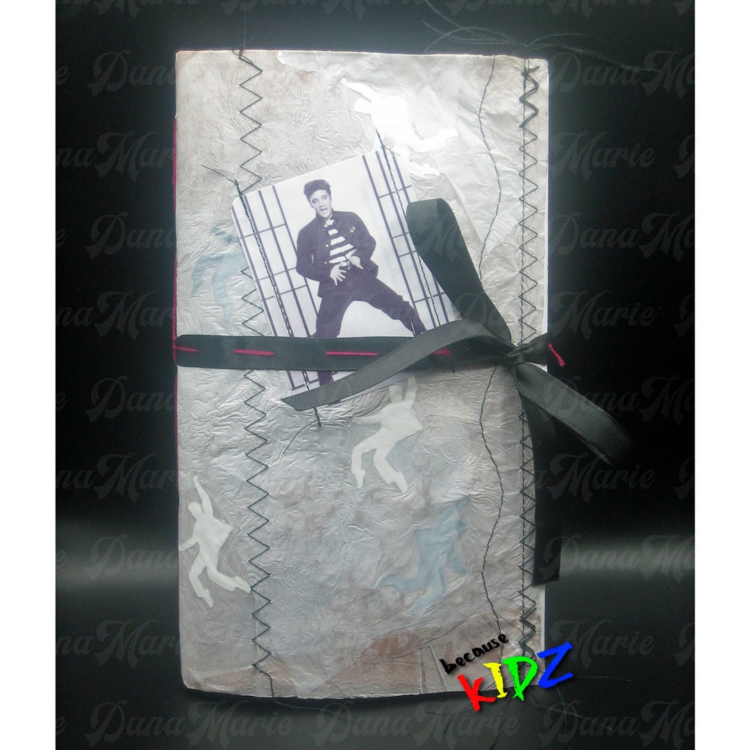 Elvis Presley Handmade Notebook / Journal Cover Created - Etsy
