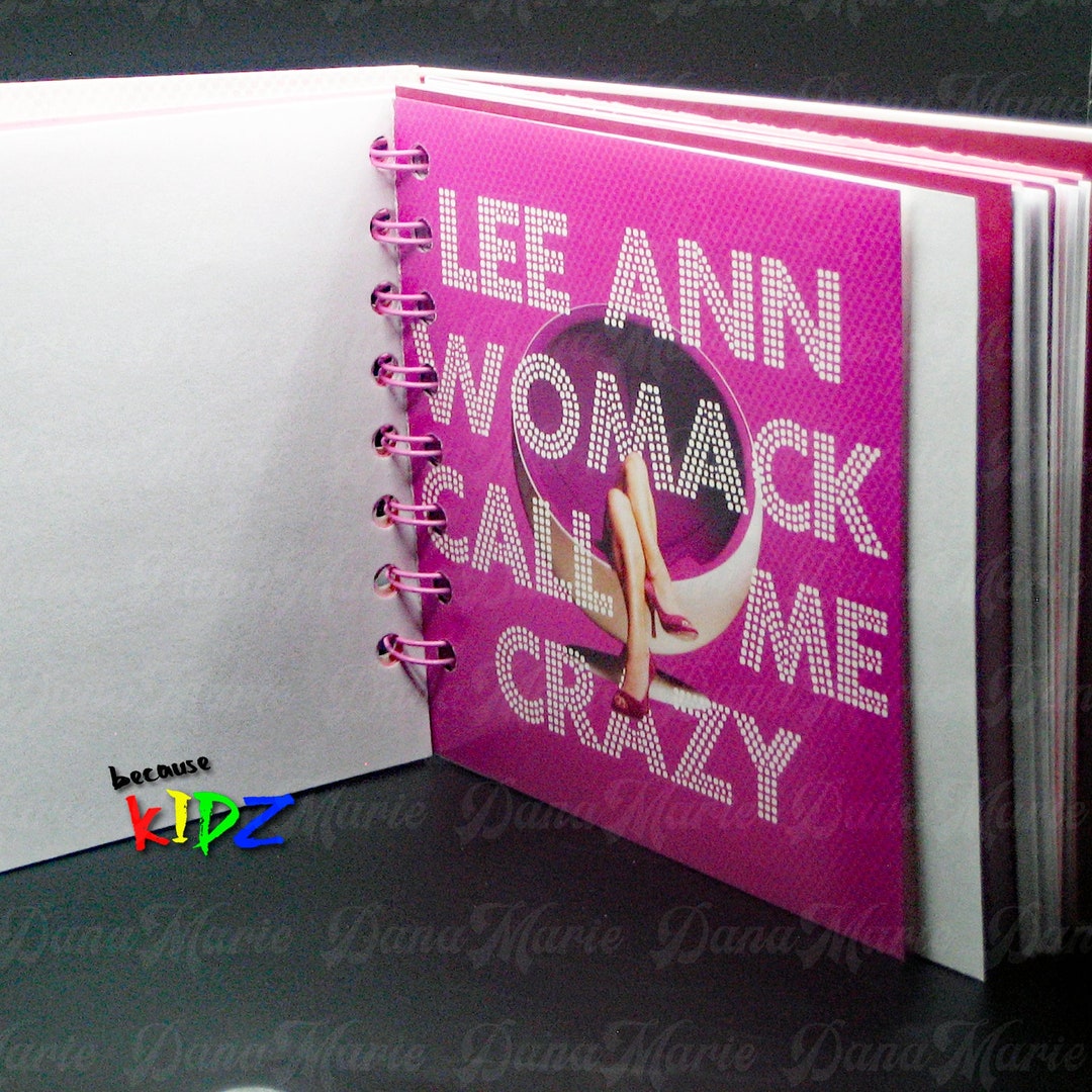Lee Ann Womack "call Me Crazy", Upcycled, Ring Binder Notebook ...
