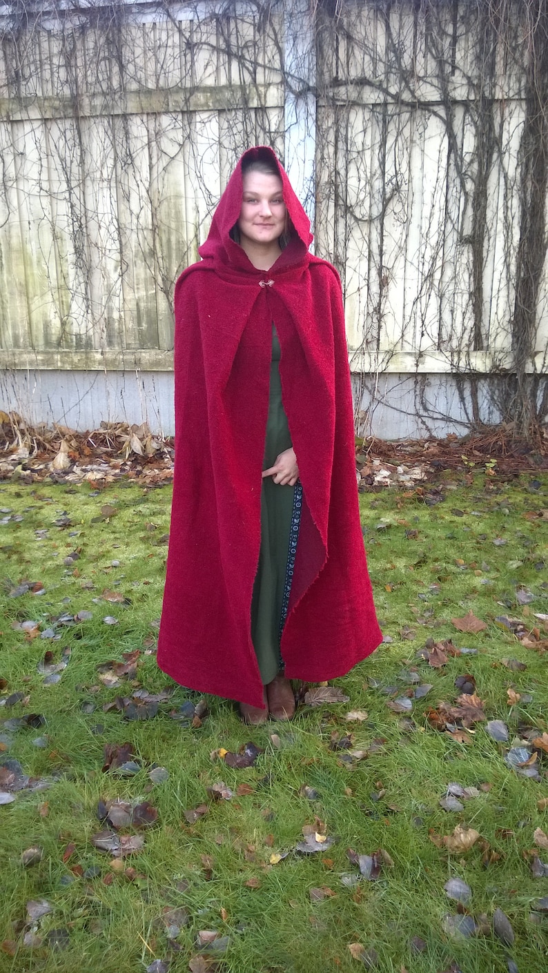 Half Circle Late Viking Age Wool Cloak for Midwinter - Etsy