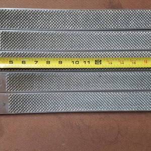 17" Big! (5 Count) USED Farriers Rasps SALE PRICE! Blacksmith / Knife ...