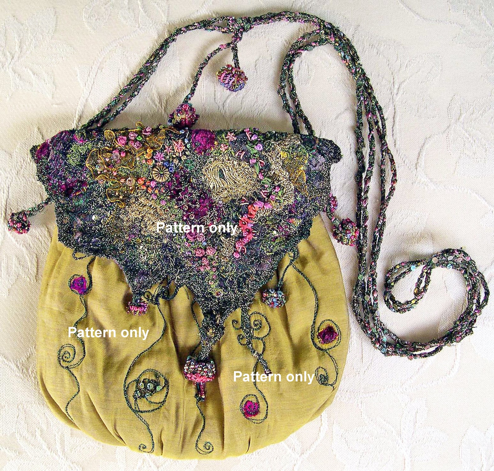 Shimmering Nights Evening Bag DOWNLOAD Pattern, Machine Embroidery - Etsy