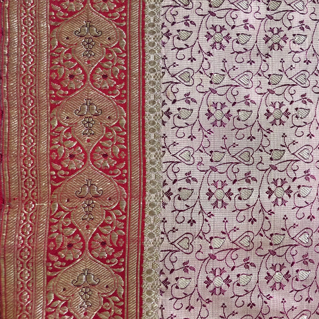 Vintage Silk Sari quarto grasso Regina di Cuori - Etsy Italia