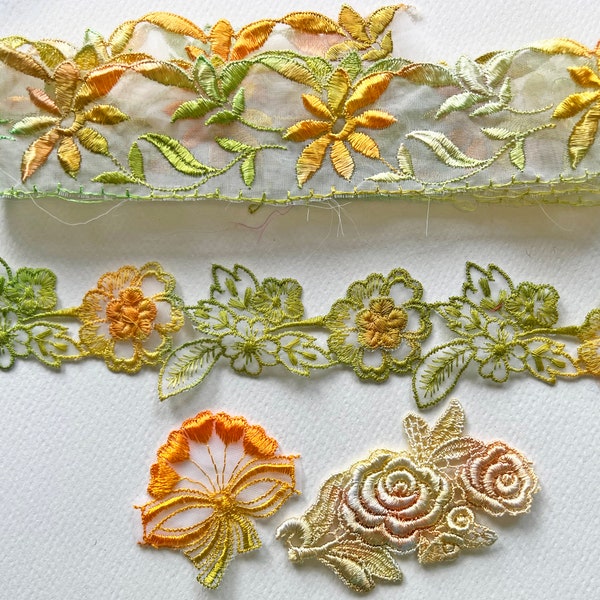 Hand Dyed Lace - Etsy