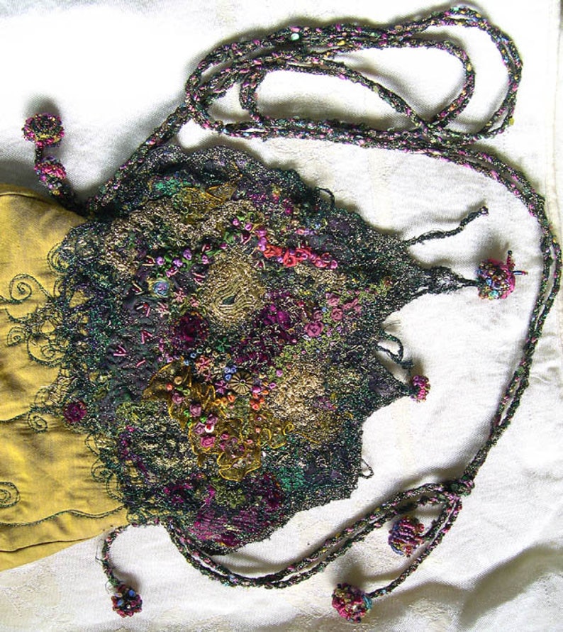 Shimmering Nights Evening Bag DOWNLOAD Pattern, Machine Embroidery - Etsy