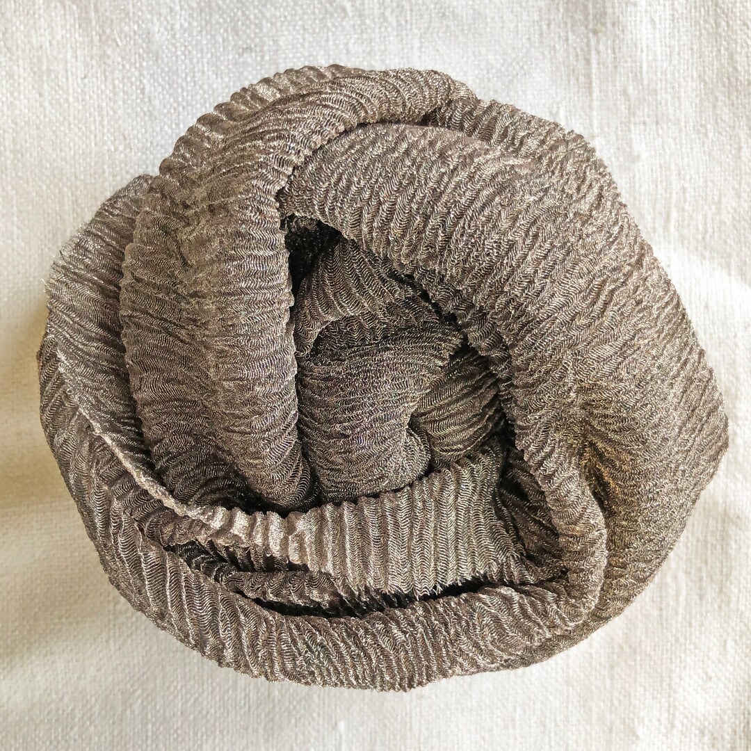 Shot Metallic/silk Crinkle Fabric - 1mt Length Bronze - Etsy