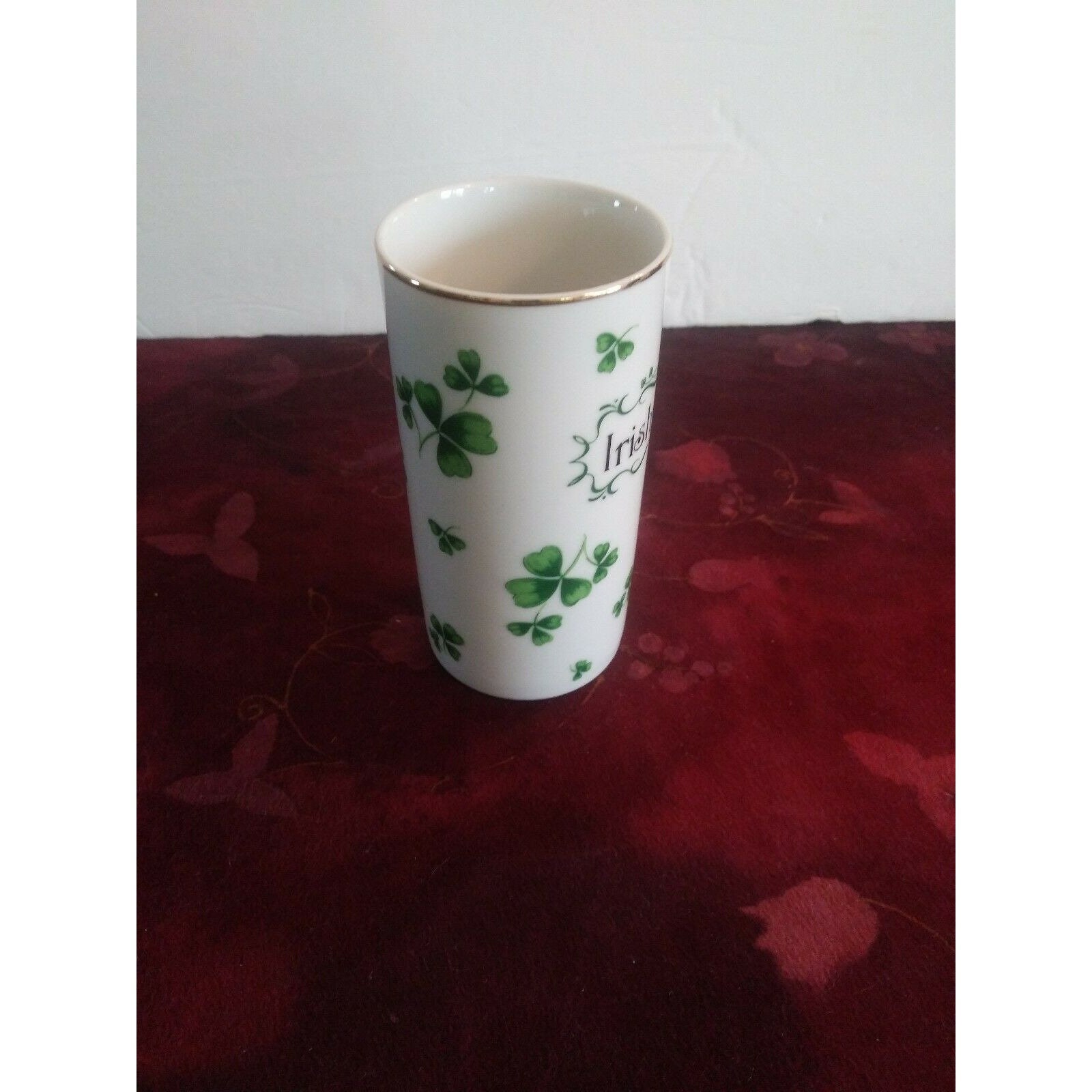 Vintage Lefton China Irish Coffee Tea Cup Clover Shamrock Hand Painted ...