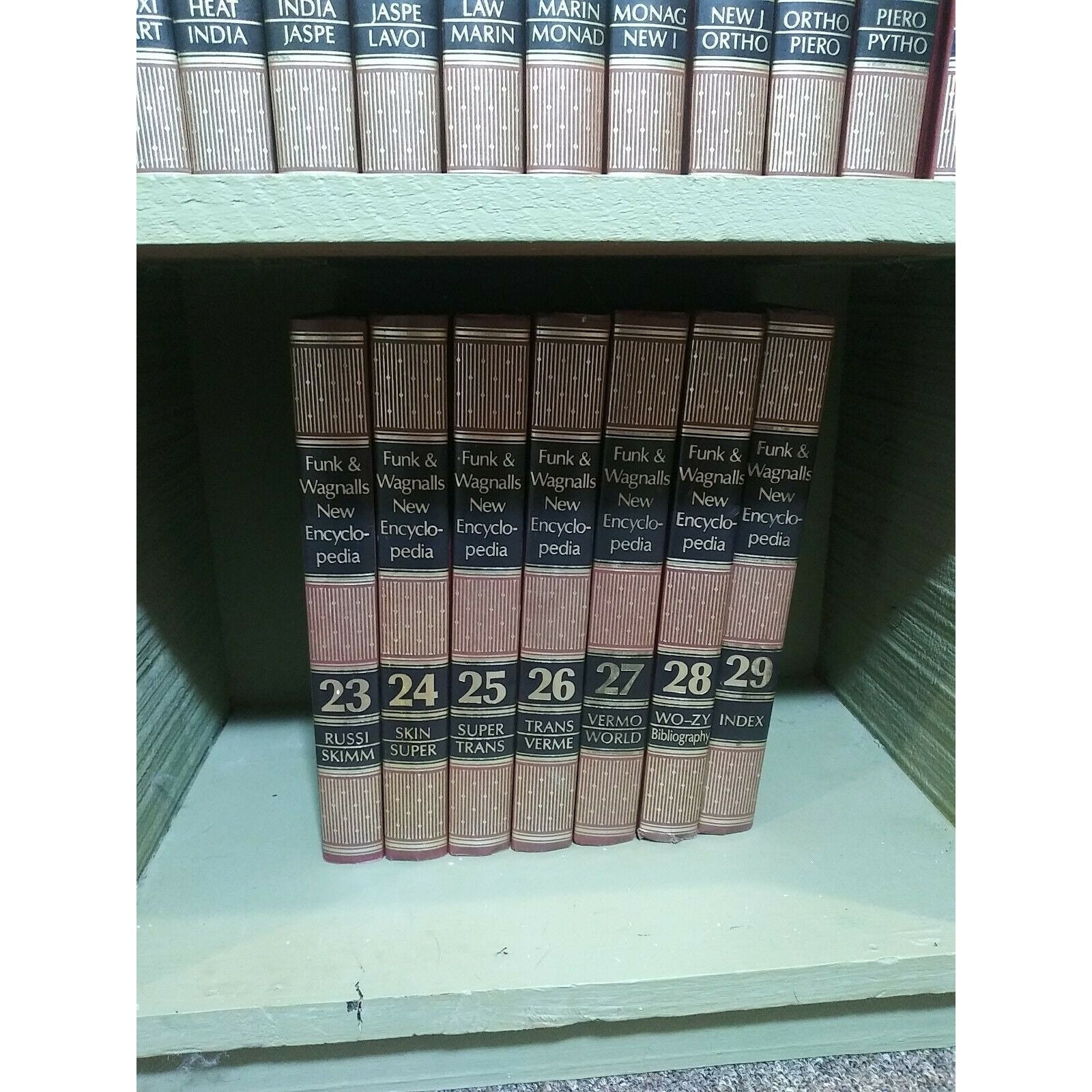 Funk & Wagnalls New Encyclopedias 1980's? Set of 29 Volumes Plus Bonus ...