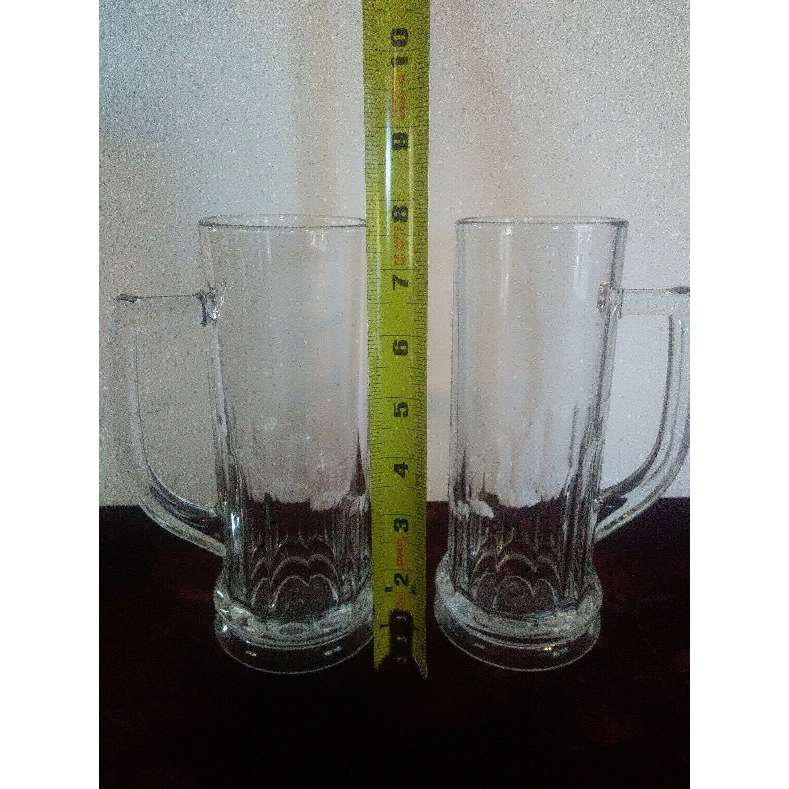 Set of 2 Vintage Rastal Clear Glass Handled Mugs 0.4l - Etsy