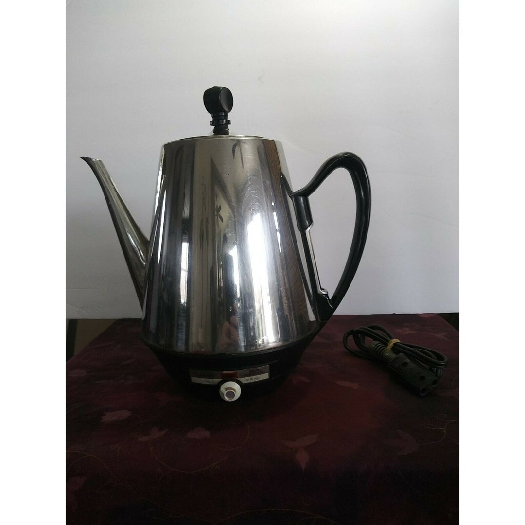 Vintage 12 Cup Sunbeam Coffeemaster Percolator AP-AK Chrome. Tested ...