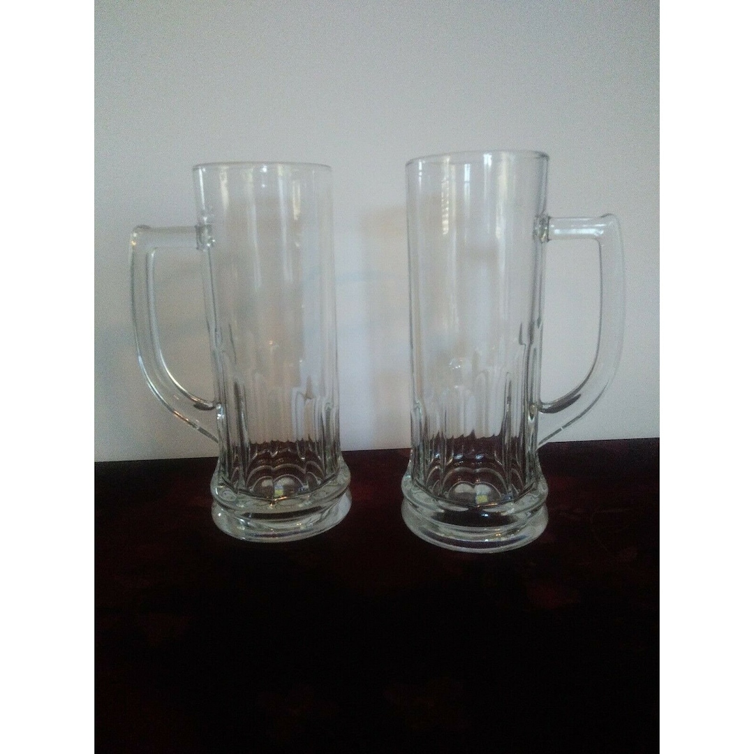 Set of 2 Vintage Rastal Clear Glass Handled Mugs 0.4l - Etsy