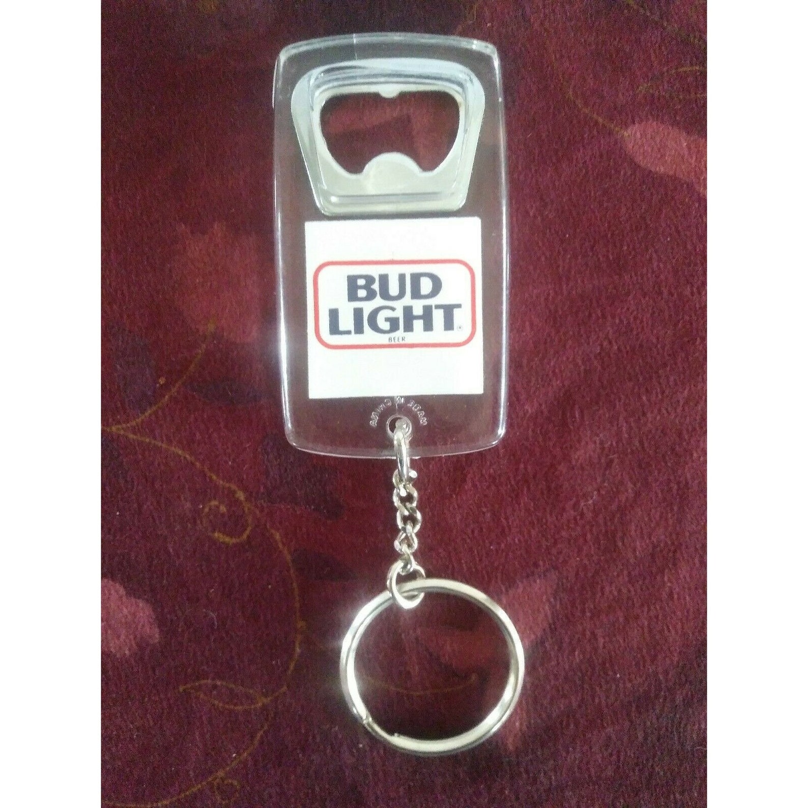 Vintage Bud Light Bottle Opener Key Chain - Etsy