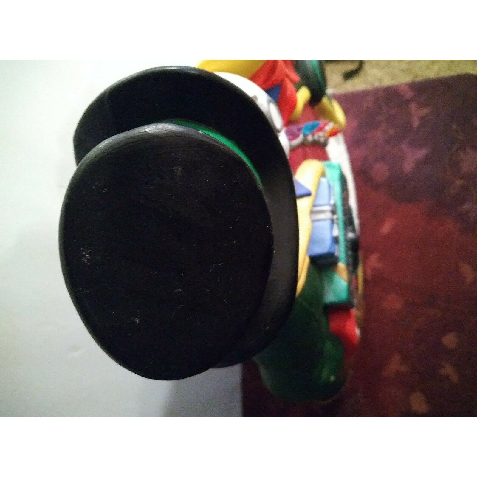 Vintage RARE Large Ian Mold Lighted Ceramic Snowman Christmas Hand ...