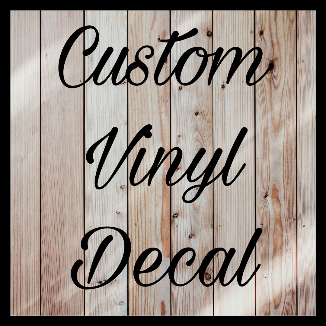 Custom Vinyl Decal/ Name Decal/ Heat Transfer Vinyl/ Custom Names - Etsy