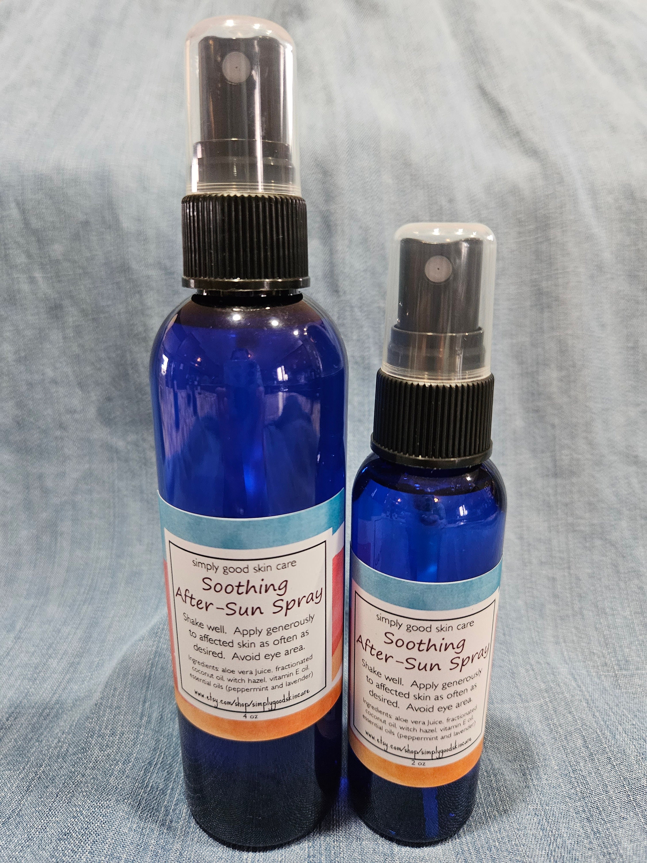 Soothing After-sun Spray: Natural Sunburn Relief With Aloe & Coconut ...