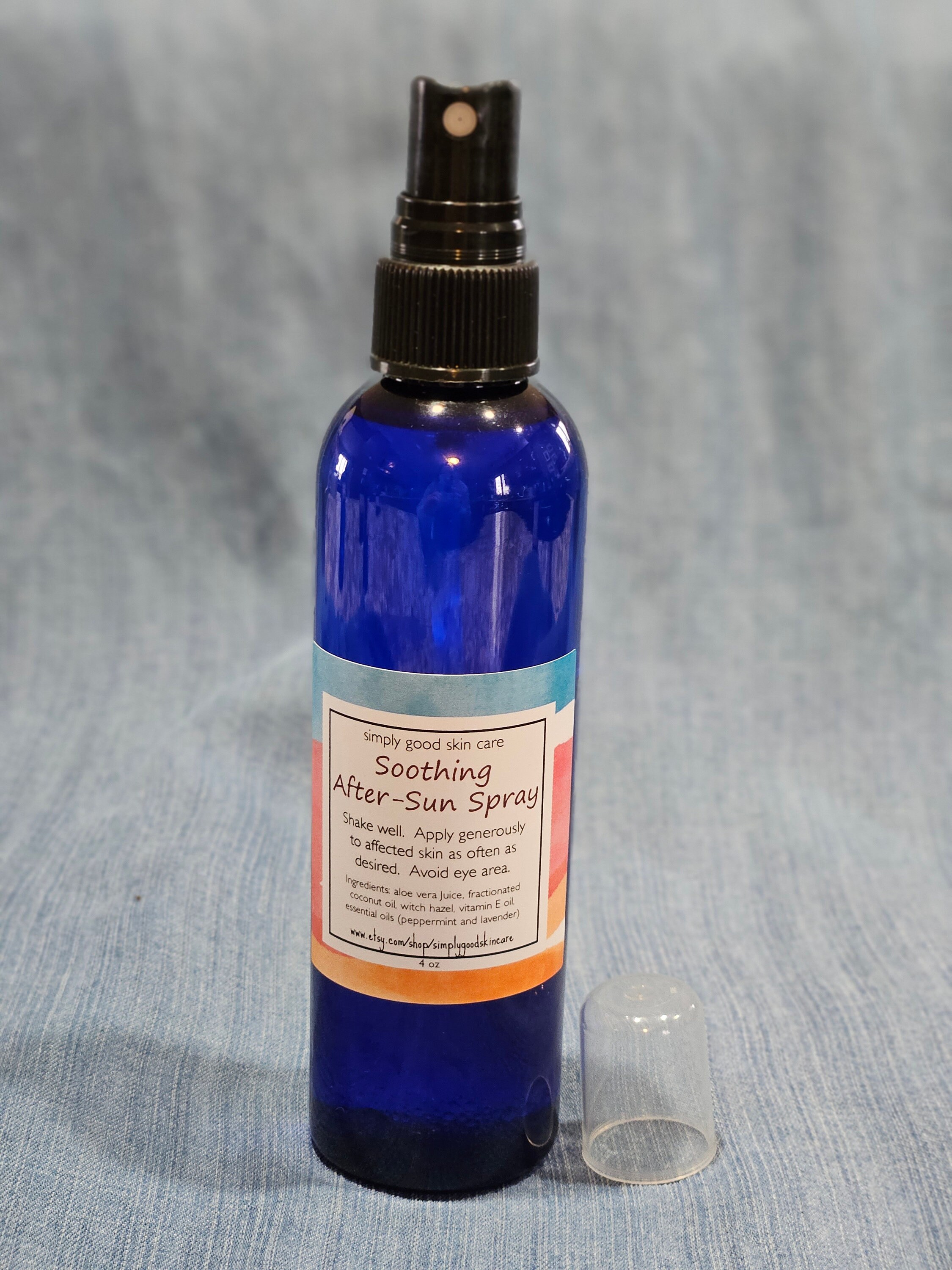 Soothing After-sun Spray: Natural Sunburn Relief With Aloe & Coconut ...