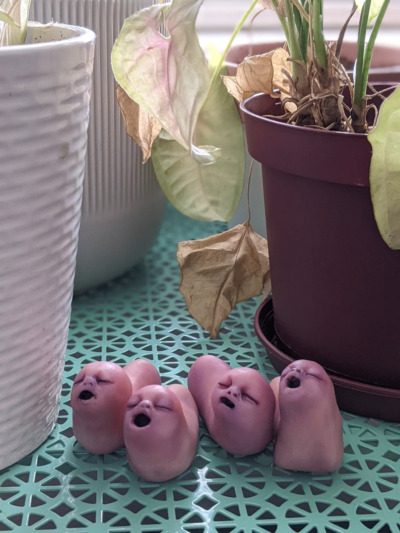 Polymer Clay Creepy Cute Weird Figurines/ Baby Nuggets - Etsy