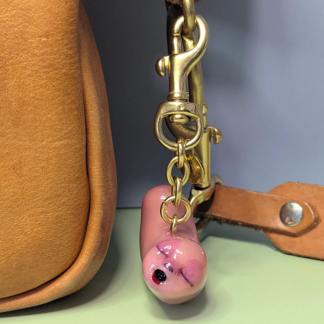 Ethel/ Polymer Clay Creepy Cute Weird Figurines/ Baby Nuggets Keychain ...