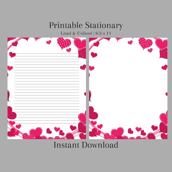Printable Stationary Love Free Printable Stationary To Send Our Men!!!