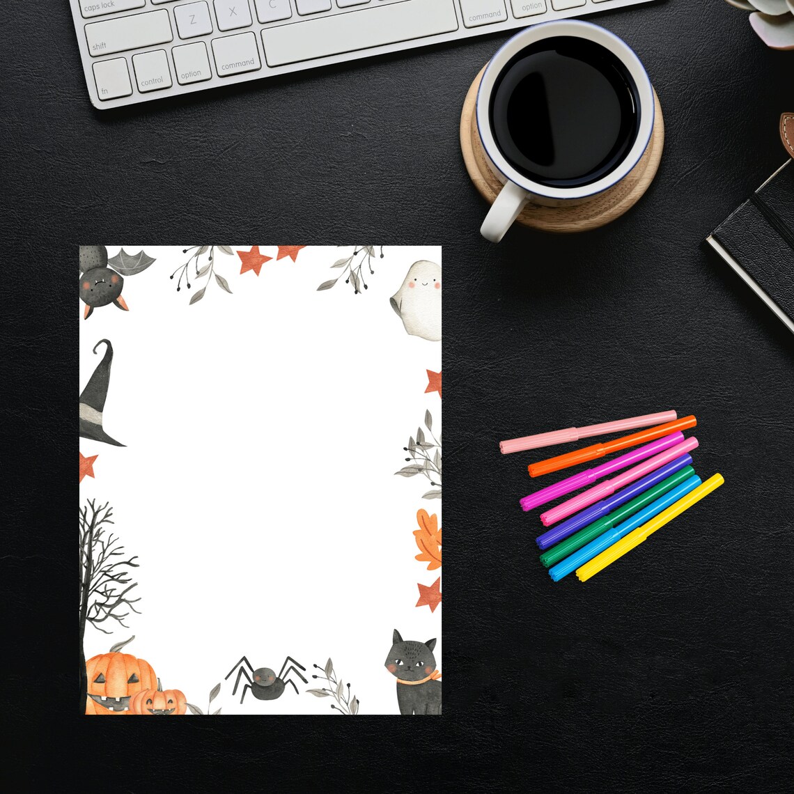Halloween Fall Printable Stationery: Perfect for Journaling, Available ...