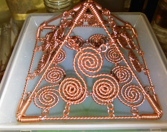 Upgraded New Giza Style Copper Pyramid With Infinity Twisted | Etsy