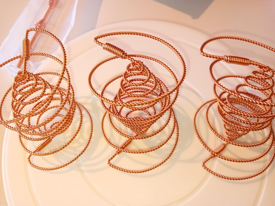 Twisted Copper Wire Antenna Set: Free Energy Device - Set of 3 - Etsy