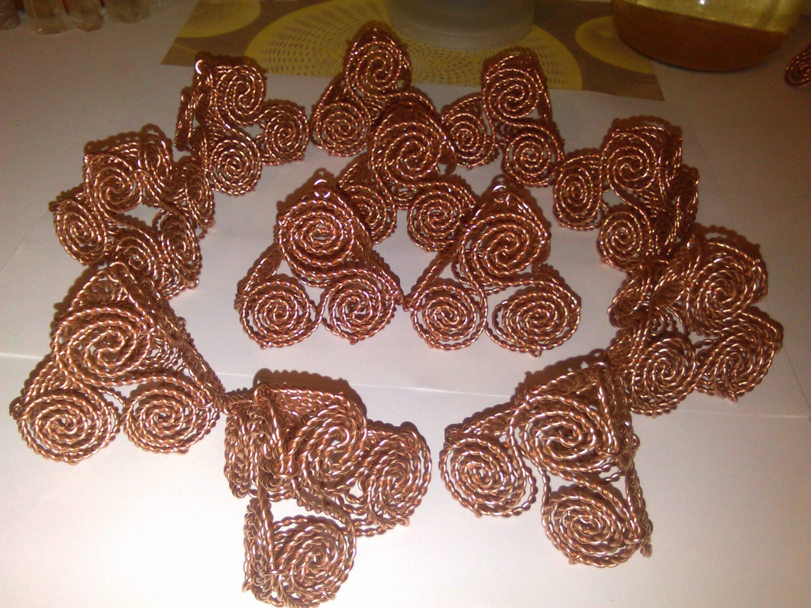 Tetrahedron Pyramid With Infinity Twisted Triskelion Copper - Etsy