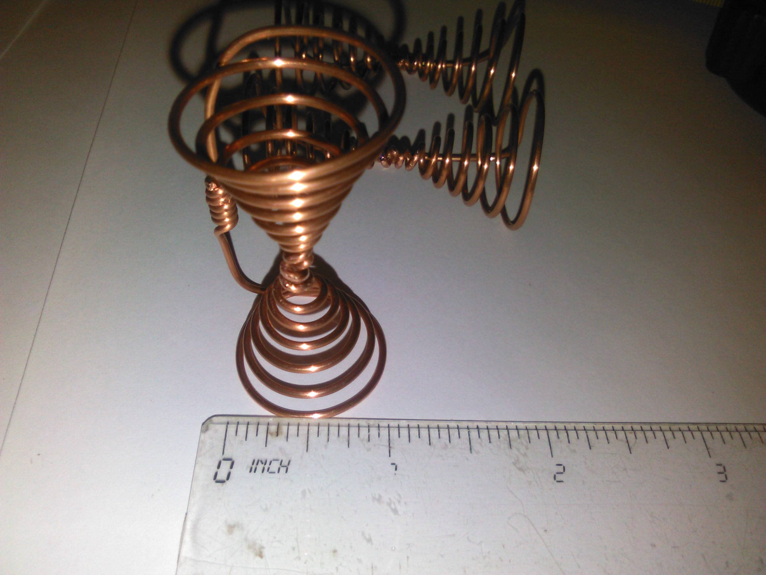 3 Double Conical Sphere Copper Coils The Turns In Half Cone | Etsy