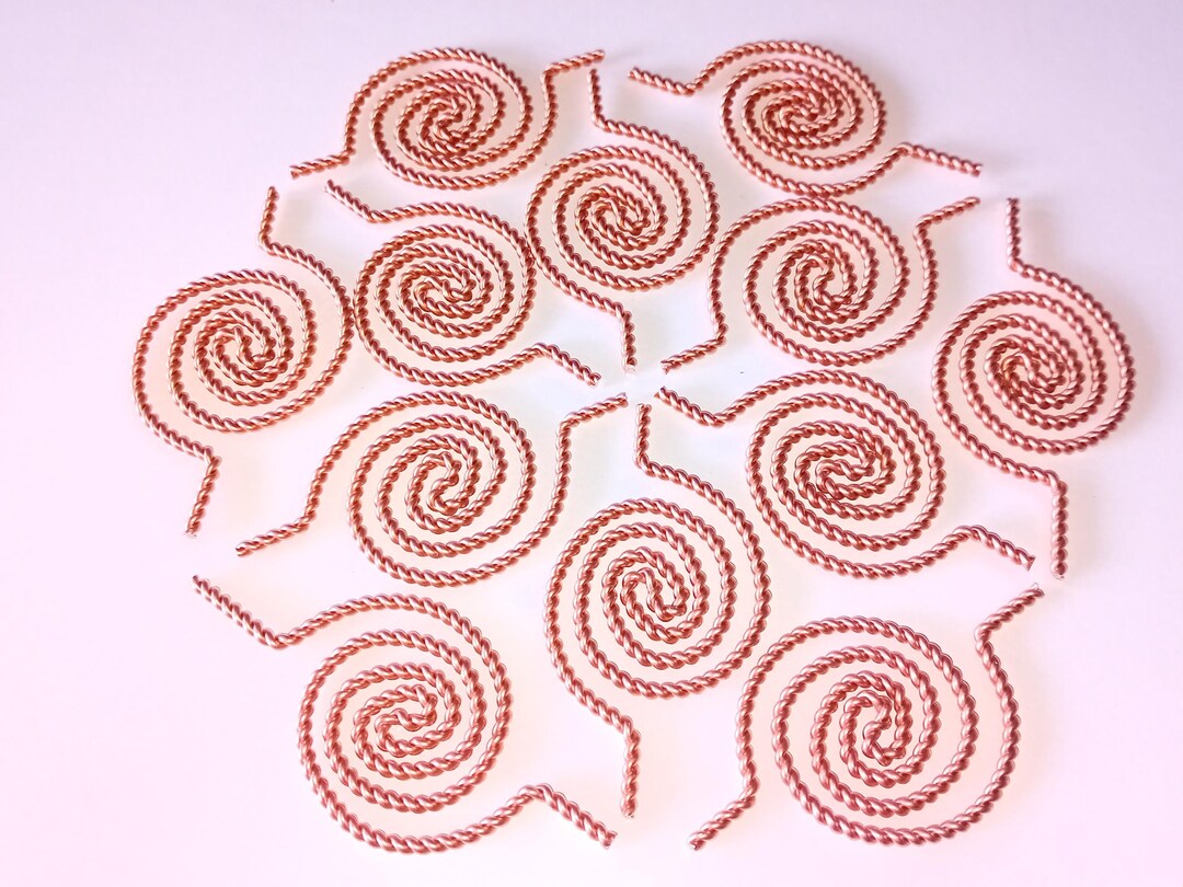 Set of 12 Tesla Infinity Twisted Copper Coils - Tensor Energy ...