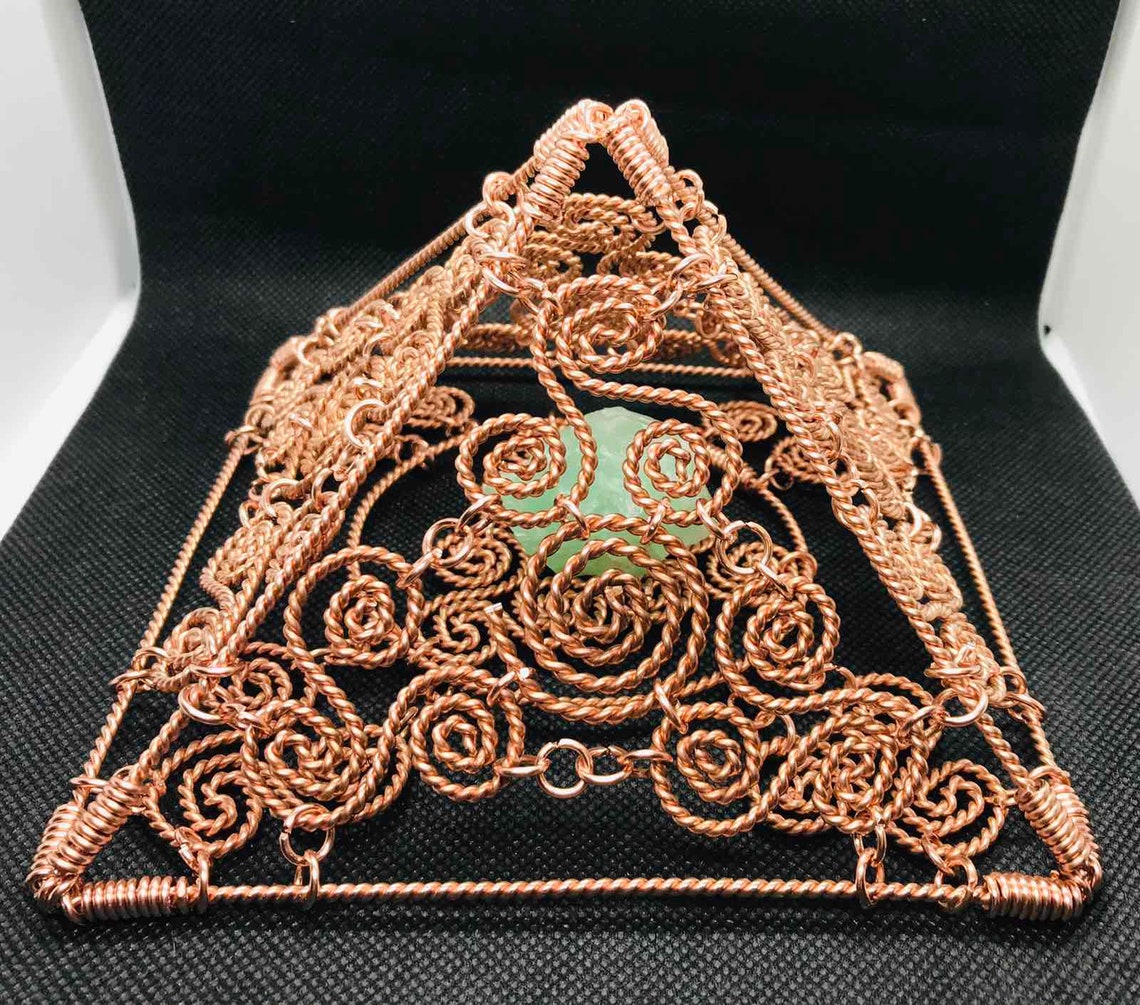 Upgraded New Giza Style Copper Pyramid With Infinity Twisted | Etsy
