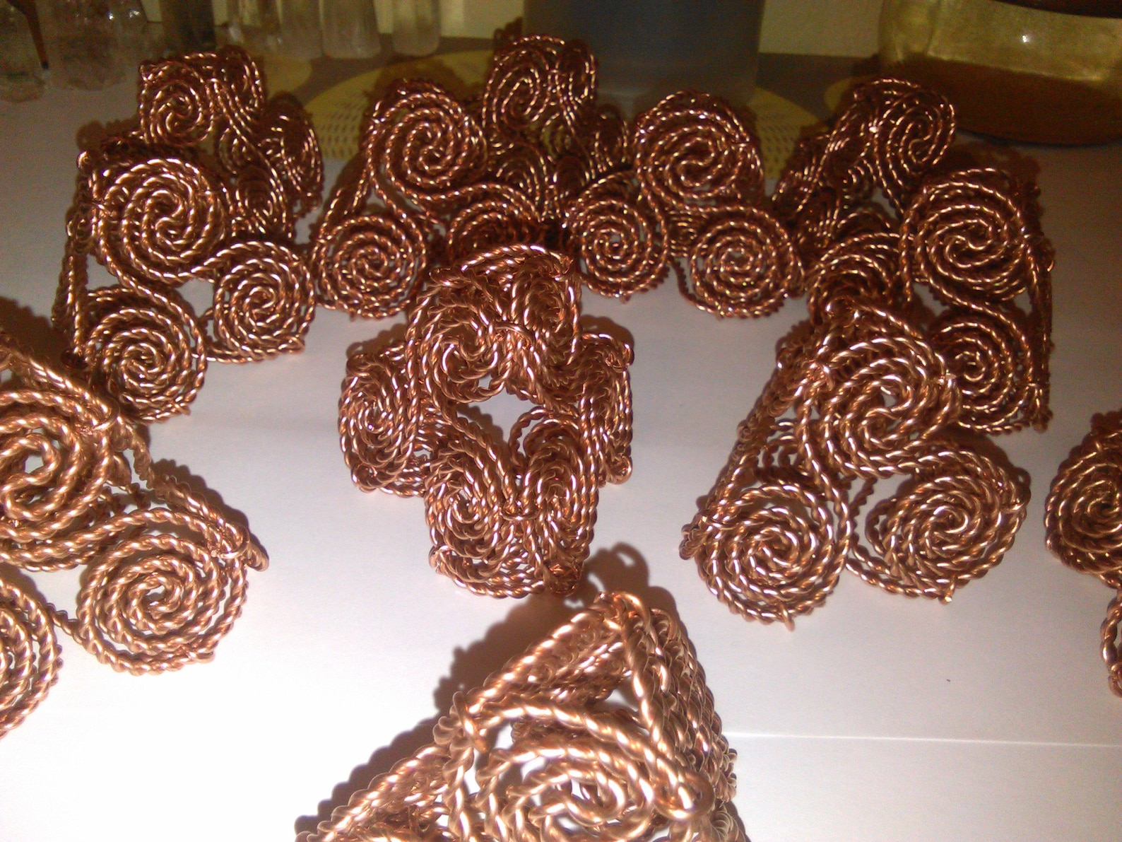 Tetrahedron Pyramid With Infinity Twisted Triskelion Copper - Etsy