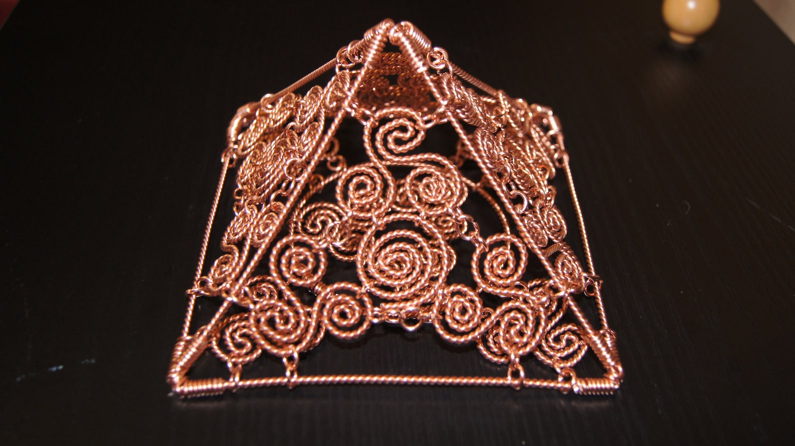 Upgraded New Giza Style Copper Pyramid With Infinity Twisted | Etsy