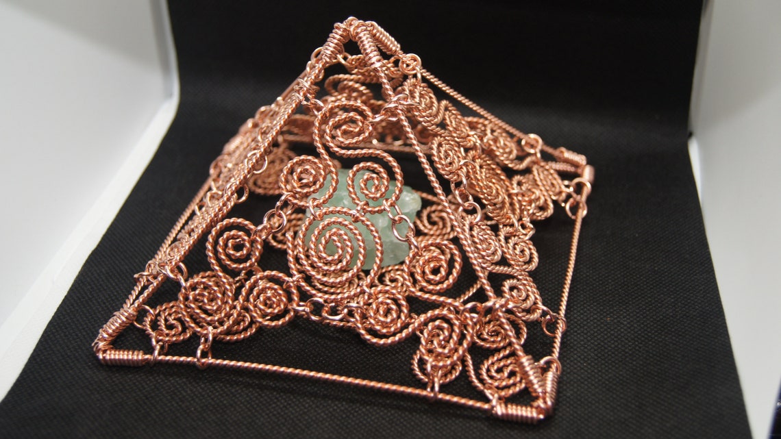 Upgraded New Giza Style Copper Pyramid With Infinity Twisted | Etsy