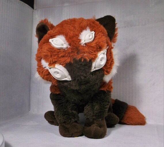 Fluffy Cryptid Doll: Four-eyed Friend | Etsy