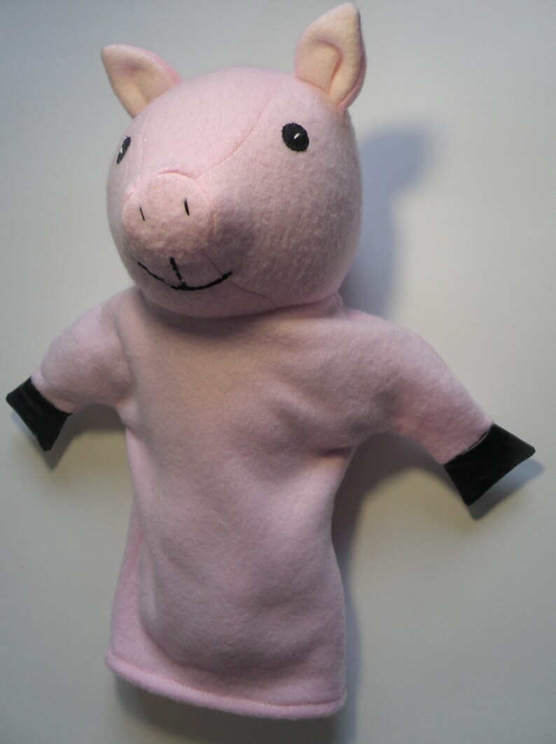 Pig Puppet Pattern - Etsy