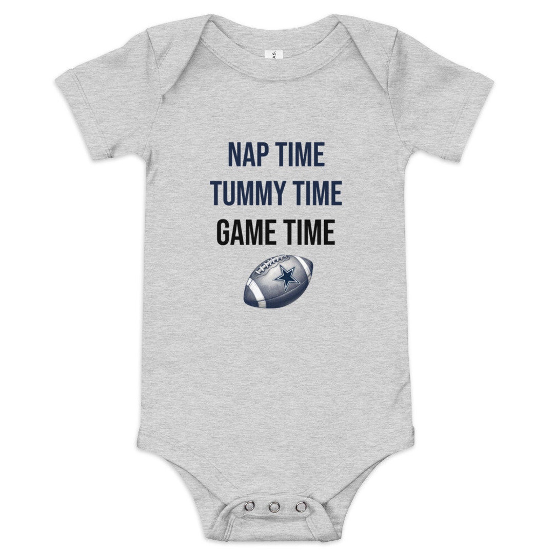 ELYSE Dallas Cowboys Nap Tummy Game Cowboys Baby Onesie Infant Bodysuit ...
