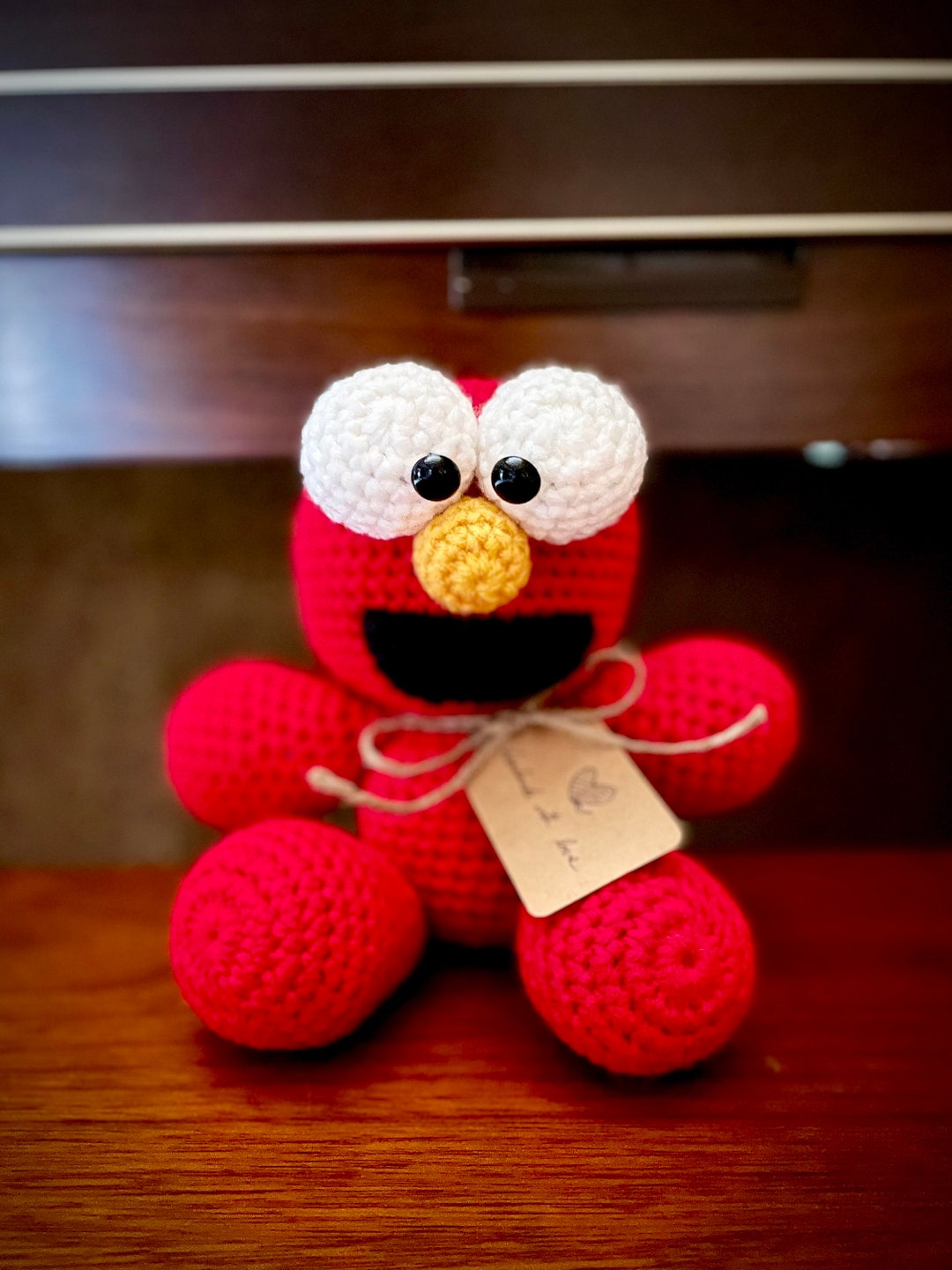 ELYSE Mini Elmo Sesame Street Amigurumi Crochet Softie - Etsy
