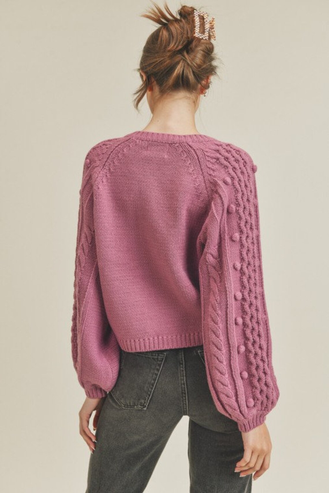 Chunky Cable Knit Cardigan Button Down Sweater Cardigan for - Etsy