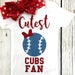 Cutest Cubs Fan Baseball Outfit for Baby Girl - Etsy
