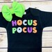Hocus Pocus Halloween Neon Colors Bodysuit Outfit Baby Girl - Etsy