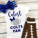 Cutest Colts Fan Football Bodysuit Outfit for Baby Girl - Etsy